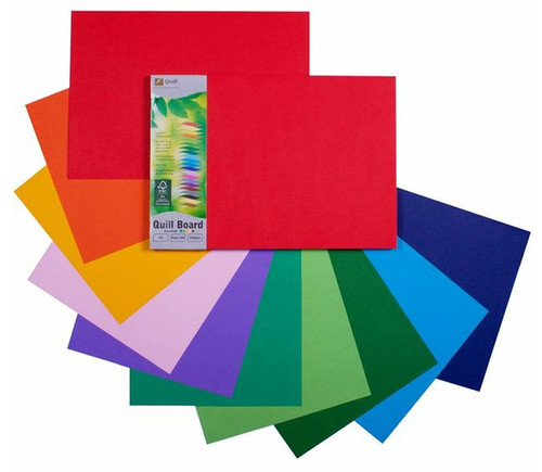BOARD QUILL XL A3 ASST 210gsm PK 100 | McCarthy Gallery