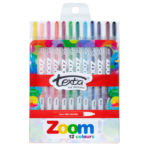 TEXTA ZOOM CRAYON PK12 | McCarthy Brands NZ