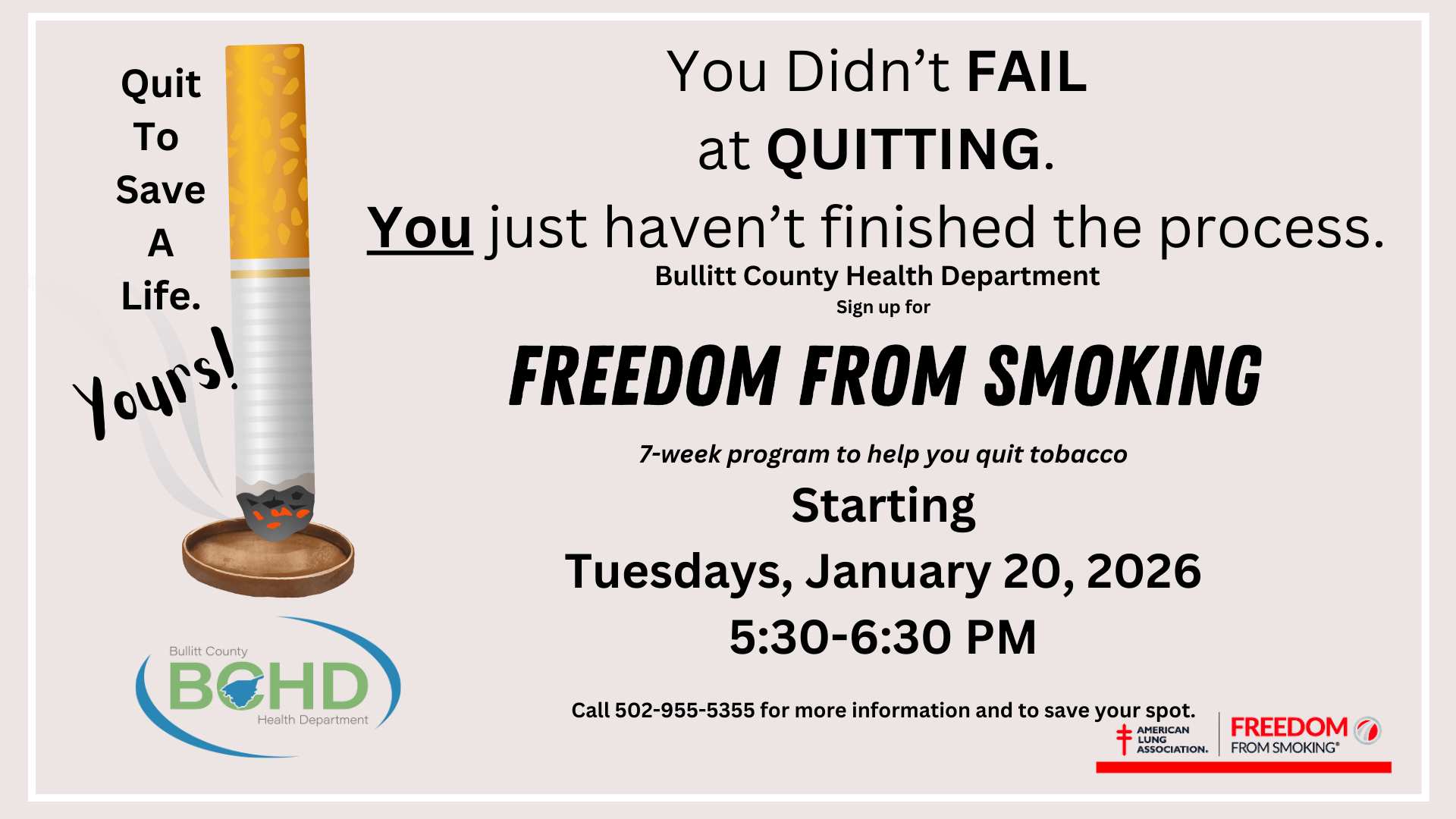 Freedom from Smoking | Bullitt County Healt