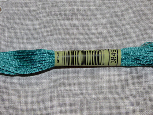 3849 HILO PARA BORDAR DMC - TEAL GREEN LT | Bordar.cl