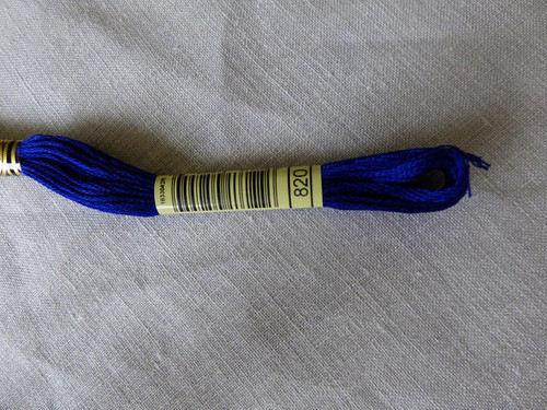 820 HILO PARA BORDAR DMC - ROYAL BLUE VY DK | Bordar.cl