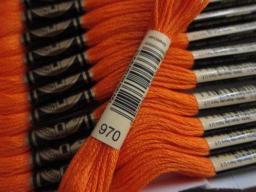 970 HILO PARA BORDAR DMC - PUMPKIN LT | Bordar.cl