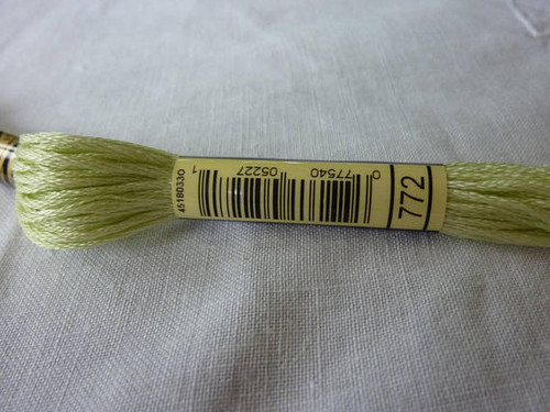 772 HILO PARA BORDAR DMC - YELLOW GREEN VY LT | Bordar.cl