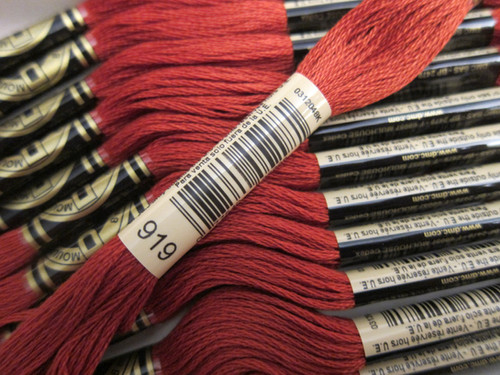 919 HILO PARA BORDAR DMC - RED COPPER | Bordar.cl