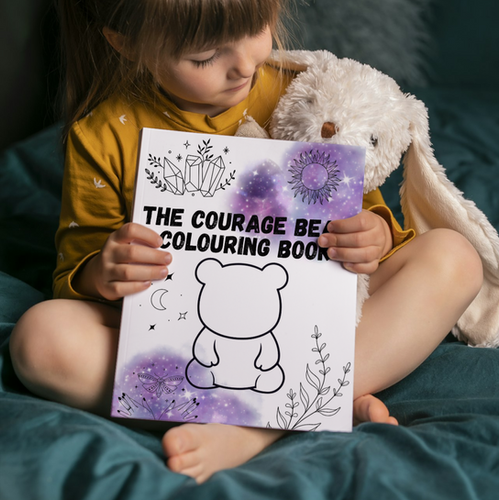Courage Bear Colouring Book | Simply Vibrant