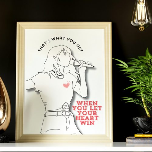 Paramore - Hayley Williams print | Simply Vibrant