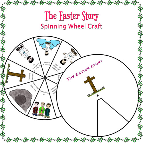 The Easter Story Wheel craft | thebiblecraft