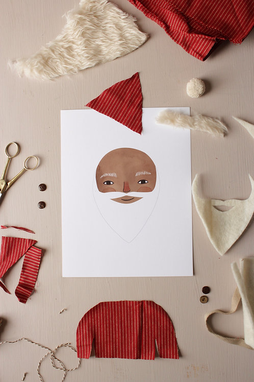 Decorate a Santa Printable | merrilee-liddiard