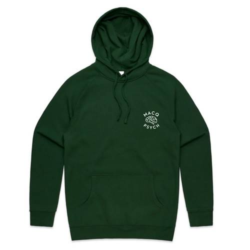 Hoodie: Bottle-Green Simple | MacqPsych