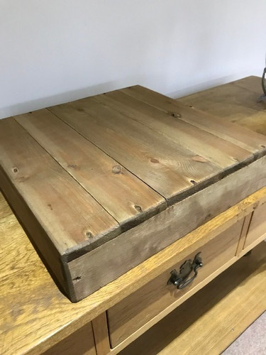 Square wooden cake stand, available in 3 colours, rustic wedding, any ...