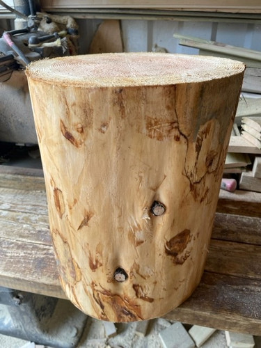 Hammerschlagen Log Stump for German nail game, hammer striking ...