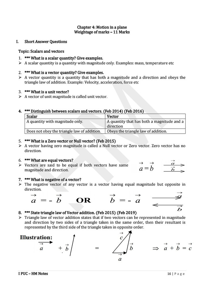 Chapter 4: Motion in a Plane