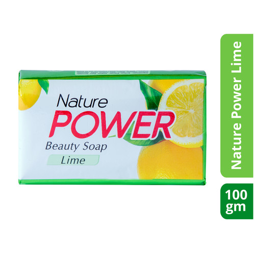 Nature Power Beauty Soap (Lime) - 100 gm | powersoaps