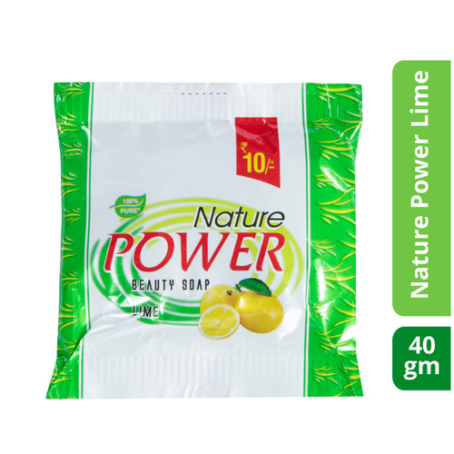 Nature Power Beauty Soap (Lime) - 40 gm | powersoaps