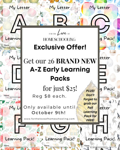 A-Z Early Learning Pack Collection | FTL of Homeschooling