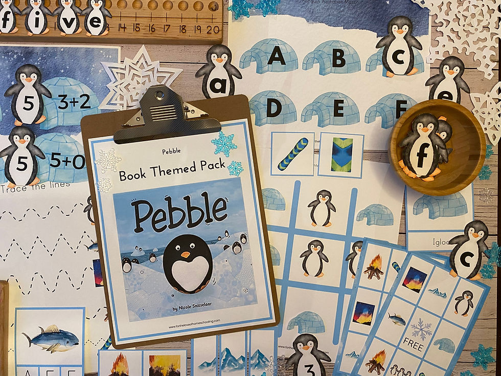 Pebble Book Themed Pack | FTL of Homeschooling