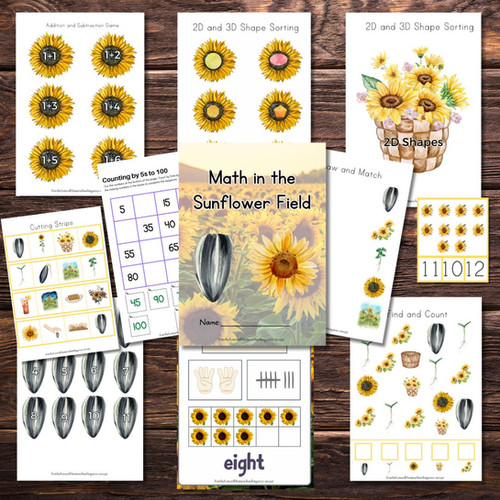 Math in the Sunflower Field | FTL of Homeschooling