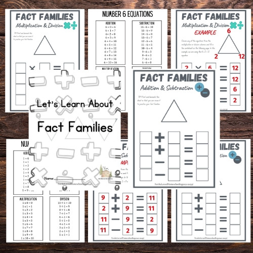 Let's Learn About Fact Families | FTL of Homeschooling