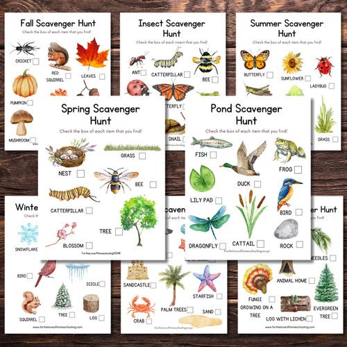 Scavenger Hunt Pack | FTL of Homeschooling
