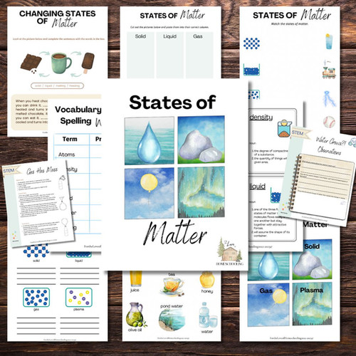 States of Matter Unit | FTL of Homeschooling