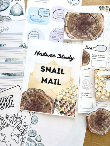 Snail Mail Patterns in Nature | FTL of Homeschooling