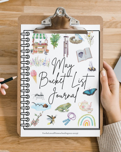 May Bucket List & Journal | FTL of Homeschooling