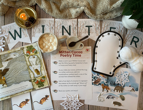 The Mitten Book Companion, A Wintry Mix of Language Arts Learning ...