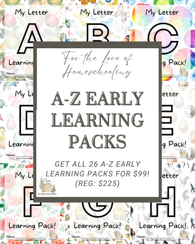 A-Z Early Learning Pack Collection | FTL of Homeschooling