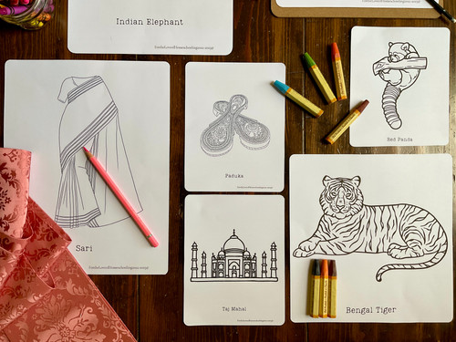India Coloring Pack | FTL of Homeschooling