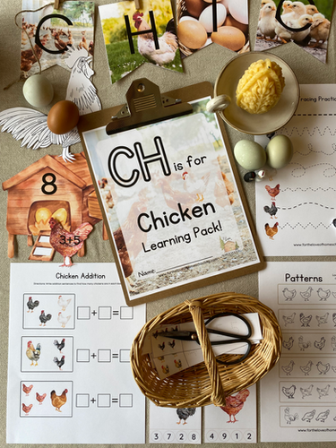 CH is for Chicken Learning Pack | FTL of Homeschooling