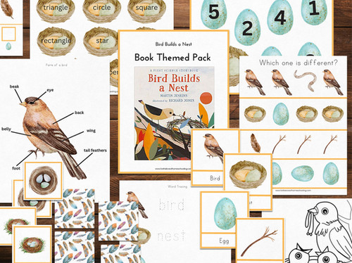 Bird Builds a Nest Book Themed Pack | FTL of Homeschooling