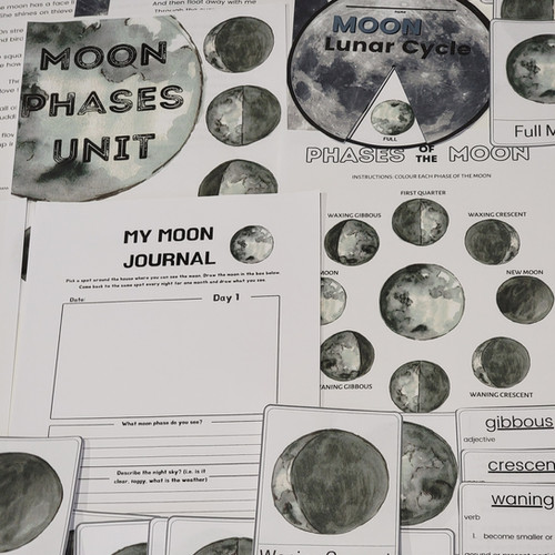 Moon Phases Mini Unit | FTL of Homeschooling