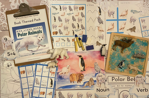 Who Lives Here? Polar Animals Book Pack | FTL of Homeschooling