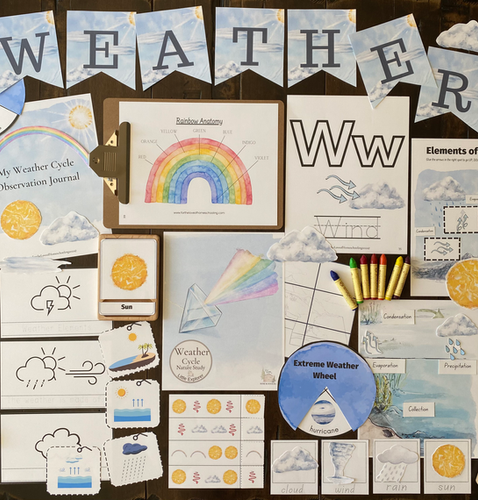 Weather Nature Study Unit | FTL of Homeschooling