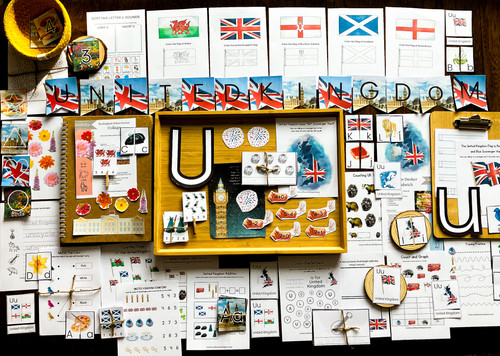 U is for United Kingdom Learning Pack | FTL of Homeschooling