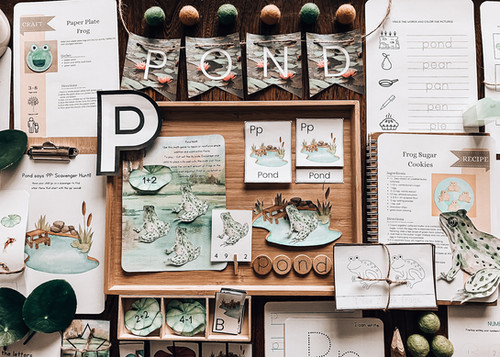 P is for Pond Early Learning Pack | FTL of Homeschooling