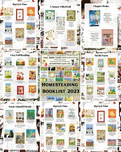 Fall Harvest & Homesteading Book List | FTL of Homeschooling