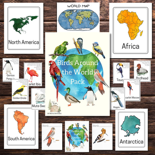 Birds of the World Pack | FTL of Homeschooling