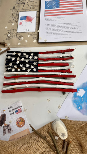 USA Flag & Mapping Mini Unit | FTL of Homeschooling