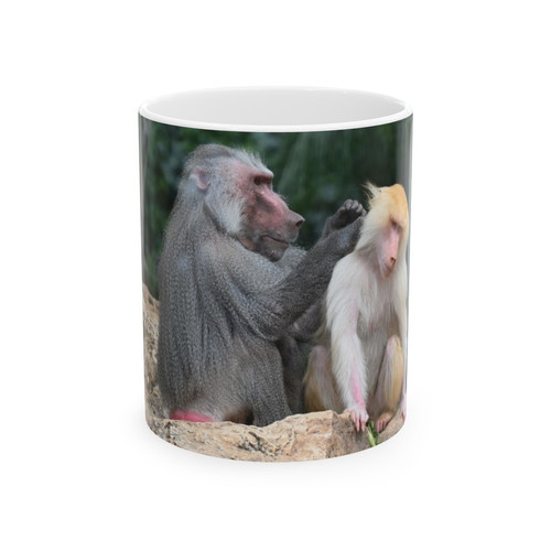 Captivating Cool Ceramic Monkeys Photo Mug: The Perfect Gift for Animal ...