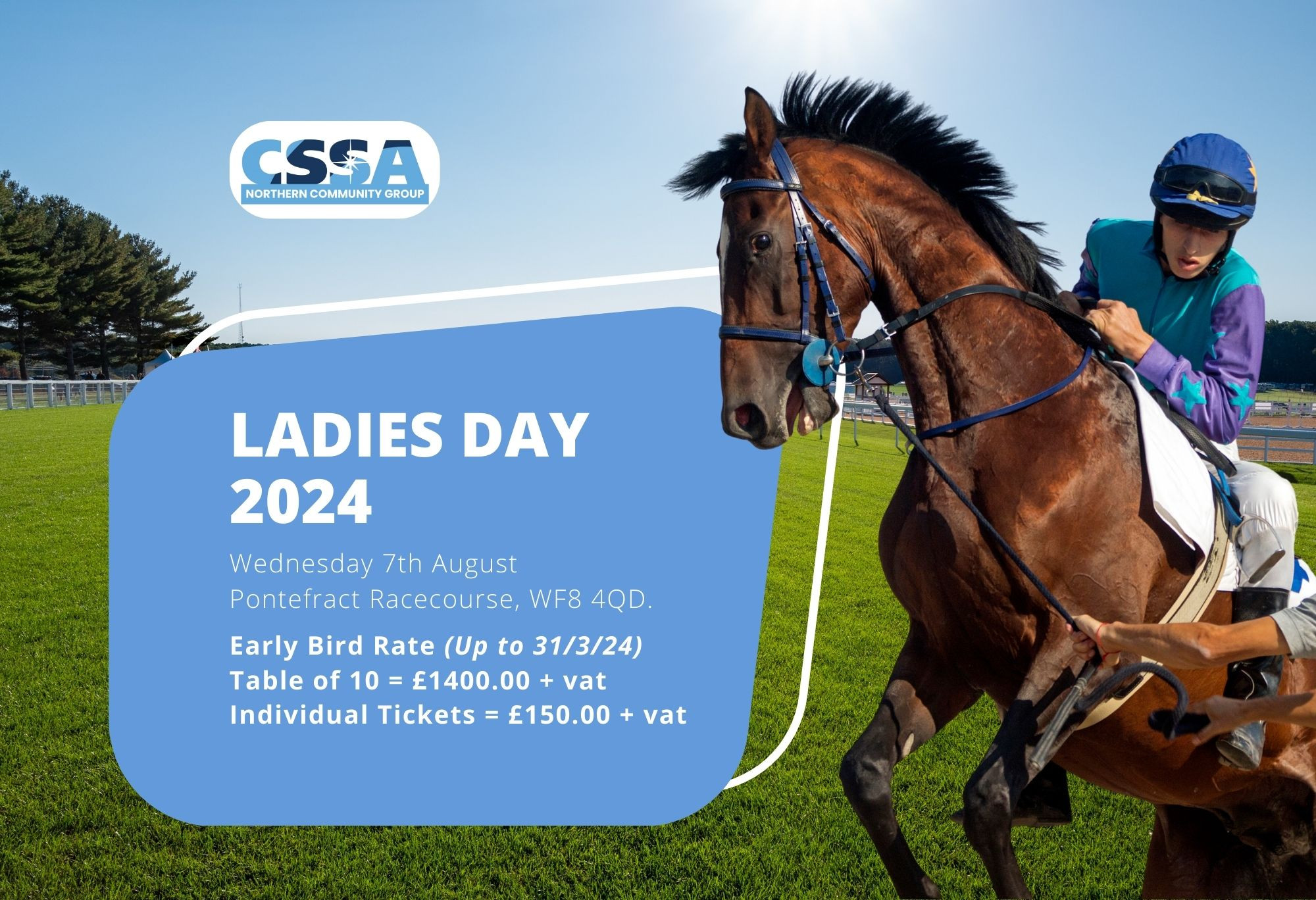Ladies Day at Pontefract Racecourse 2024 | CSSA