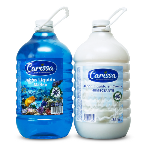 JABON LIQUIDO CARISSA 5 LT - FRAGANCIAS MIX | Cooltiva