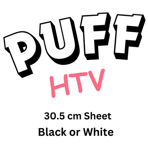 Puff Heat Transfer Vinyl Sheet 30.5 cm | B’s Glitter World