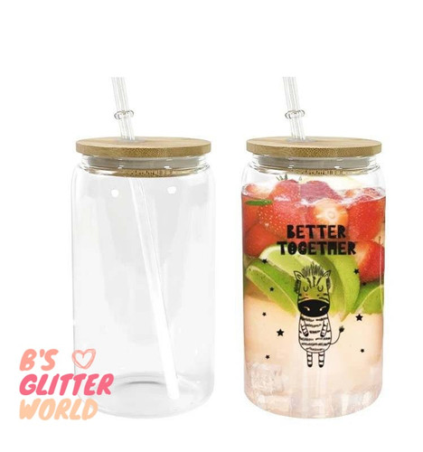 Glass 16 Oz Libby Tumbler Blank | B’s Glitter World