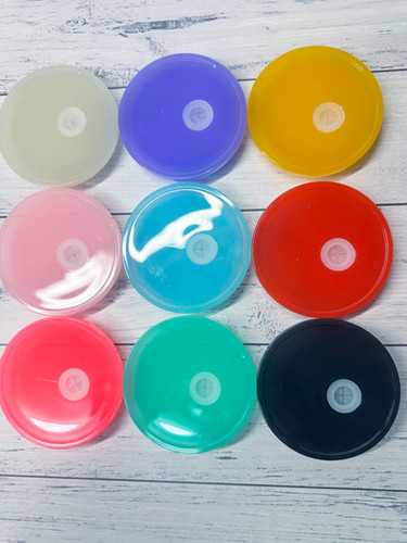 Plastic Libby Lids - 9 colours | B’s Glitter World