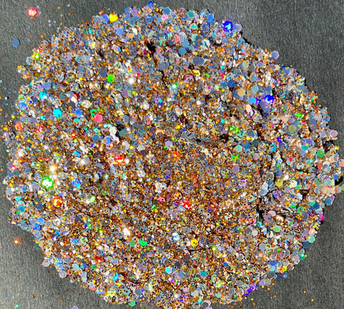 'Cabaret' - Gold Holographic Glitter Mix | B’s Glitter World