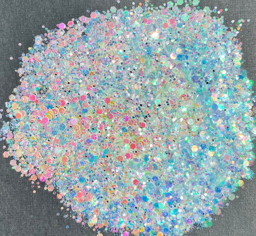 'Glow Blue' - Glow Glitter Mix | B’s Glitter World