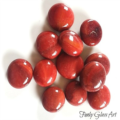Mini Glass Gems - Red | FUNKY GLASS ART