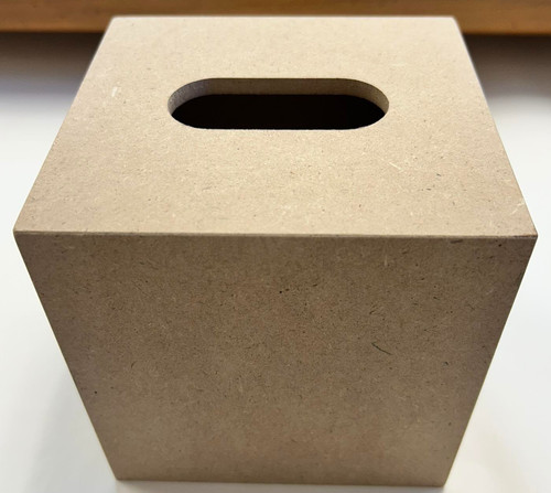 MDF Cube Tissue Box | FUNKY GLASS ART