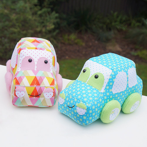 Cara and Coop Car Toy Sewing Pattern Download | Melly & me